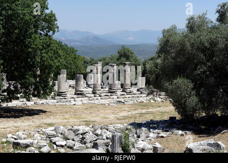 Ruins of Hecate Temple in Lagina, Mugla Stock Photo - Alamy