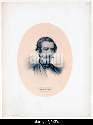 Portrait of Captain Raphael Semmes, on the pirate ship Alabama. 1863 ...