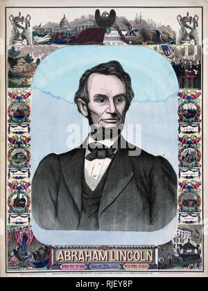 Abraham Lincoln print Stock Photo - Alamy
