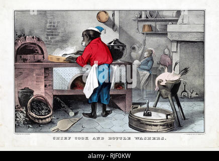 Chief cook and bottle washers ca. 1835-1856 Stock Photo - Alamy