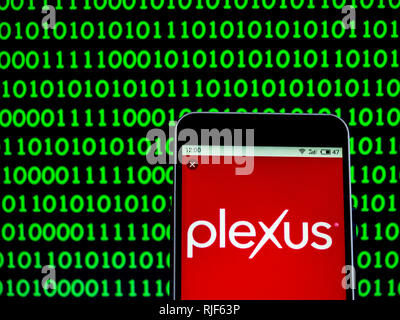 Plexus Corp. Company logo seen displayed on smart phone Stock Photo - Alamy
