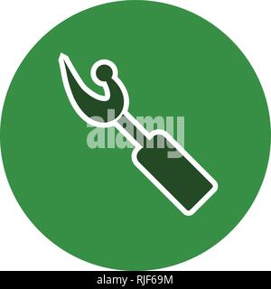 Sewing seam ripper linear icon. Thin line illustration. Stitch ...