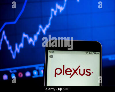 Plexus Corp. Company logo seen displayed on smart phone Stock Photo - Alamy
