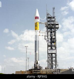 A Lockheed Martin Atlas II A stands ready to lift an ultra high ...