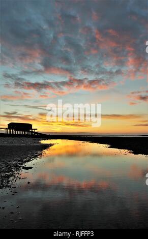 Rampside on the Furness Peninsula, Barrow in Furness, Cumbria, England ...