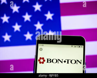 Bon-Ton Holdings Inc. logo seen displayed on smart phone Stock Photo ...
