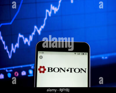 Bon-Ton Holdings Inc. logo seen displayed on smart phone Stock Photo ...