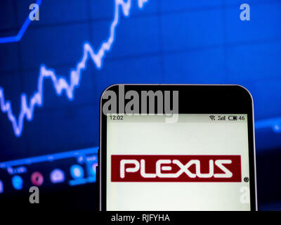 Ukraine. 6th Feb, 2019. Plexus Corp. Company logo seen displayed on a ...