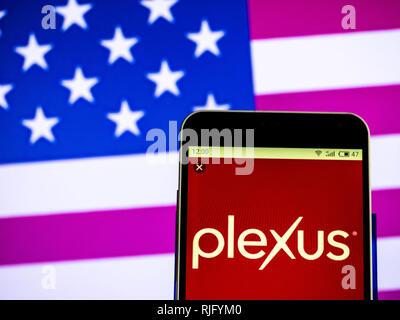 Plexus Corp. Company logo seen displayed on smart phone Stock Photo - Alamy