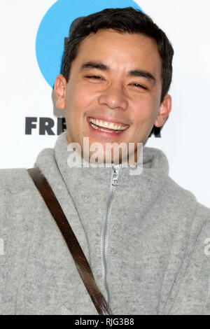 LOS ANGELES - FEB 5: Conrad Ricamora at the Disney ABC Television ...
