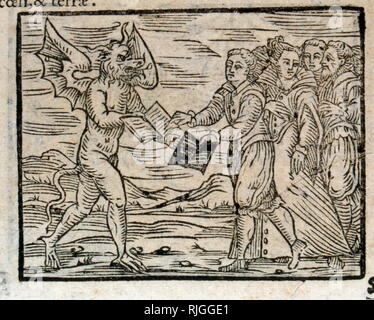 Woodcut illustration from a 1626 Edition of 'Compendium Maleficarum, by ...