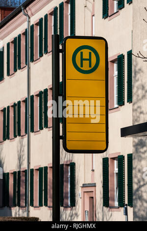 German bus stop sign Stock Photo: 38311130 - Alamy