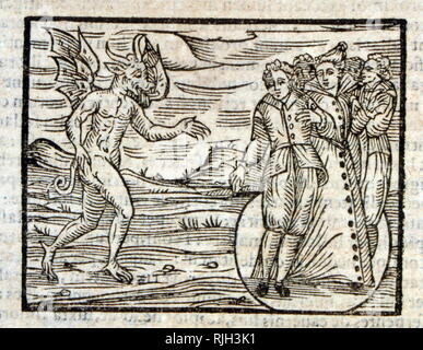 Woodcut illustration from a 1626 Edition of 'Compendium Maleficarum, by ...
