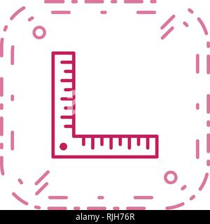 Angle Ruler Vector Icon Sign Icon Vector Illustration For Personal And ...