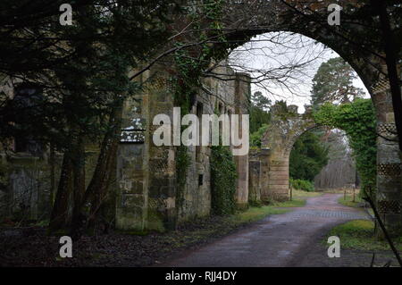 The striking ruins of Crawford Priory, Springfield, Cupar, Fife ...