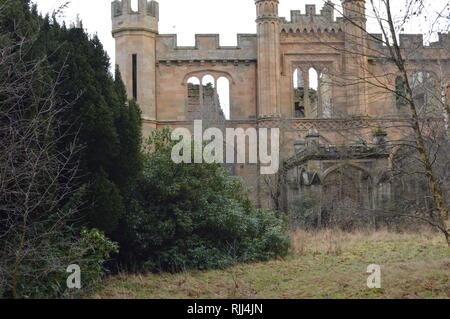 The striking ruins of Crawford Priory, Springfield, Cupar, Fife ...