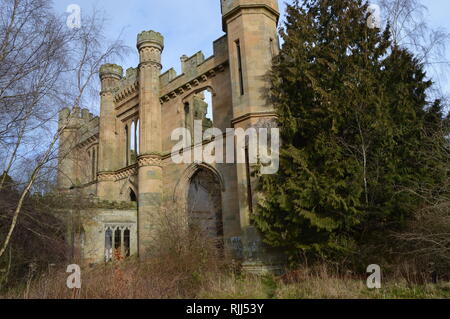 The striking ruins of Crawford Priory, Springfield, Cupar, Fife ...