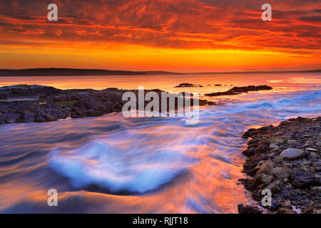 Maine, Blue Hill, Blue Hill Reversing Falls Stock Photo - Alamy