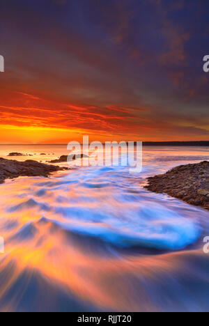 Blue Hill Reversing Falls, Maine Stock Photo - Alamy
