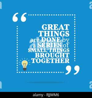Success is a Series of Small Things Motivation Typography Quote Design ...