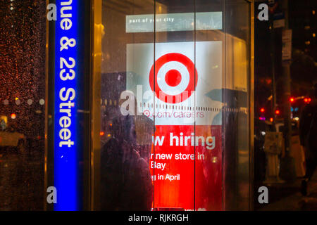 Target department store We're hiring sign - USA Stock Photo - Alamy