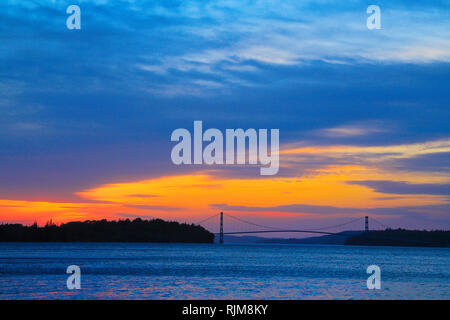 Route 15 Bridge, Deer Isle, Sargentville, Maine, USA Stock Photo - Alamy