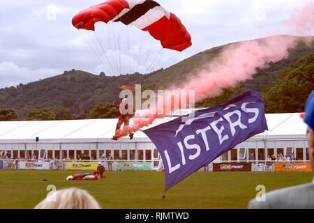 The Red Devils, the official parachute display team of the British Army ...