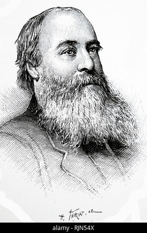 James Prescott Joule, English physicist, 1889. Artist: Unknown Stock ...