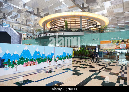 Terminal 3 Transit Hall Level 1 of Singapore Airport Stock Photo - Alamy
