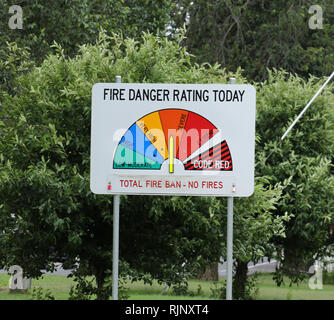 Fire Danger Rating Signs are updated daily throughout the Australian ...