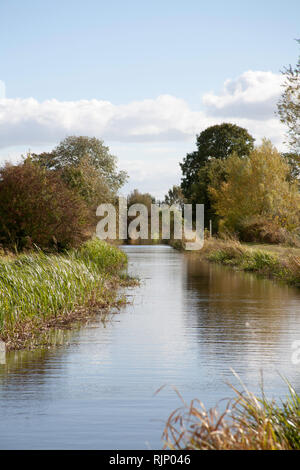The Montgomery Canal near Lower Frankton Ellesmere Shropshire England ...