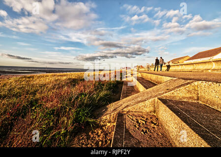 Hunstanton seafront promenade Norfolk England UK Stock Photo: 104105842 ...