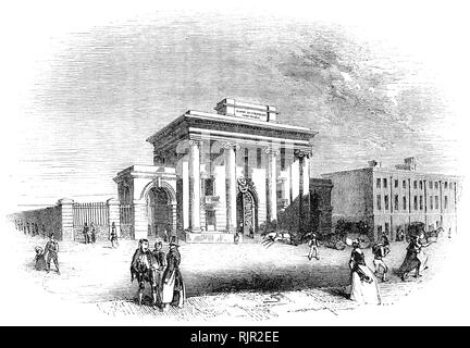 The Euston Arch an original entrance to the Euston railway station ...