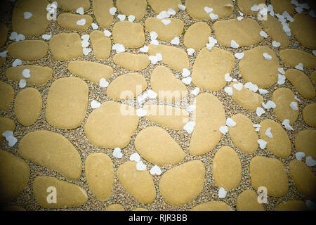 carnival confetti on the ground Stock Photo - Alamy
