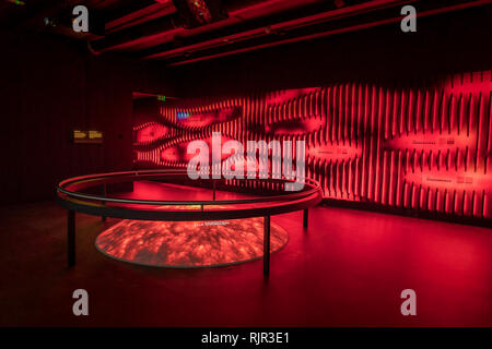 Interactive volcano exhibition, Lava Centre, Hvolsvollur, Iceland Stock ...