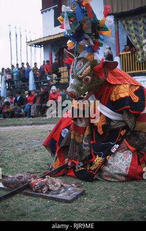 A Sikkim man in traditional costume. Gangtok, Sikkim, India. 2000 Stock ...