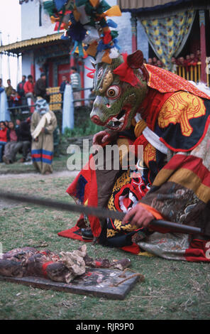 A Sikkim man in traditional costume. Gangtok, Sikkim, India. 2000 Stock ...
