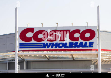 A Costco Whoelsale store in Cardiff, Wales, UK Stock Photo - Alamy