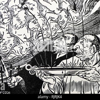 Nazi anti Semitic propaganda illustration from a children's book circa ...