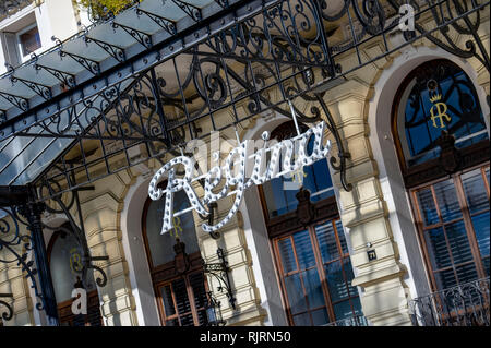 Hotel Regina, French Riviera, Nice, France Stock Photo - Alamy