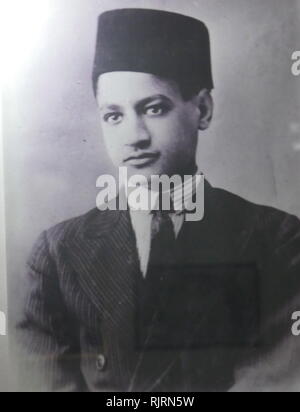 Gamal Abdel Nasser, as a young officer circa 1940. Nasser was President ...