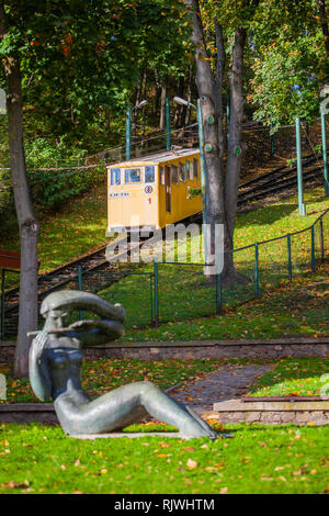 Funicular railway in Kaunas, Lithuania Stock Photo - Alamy