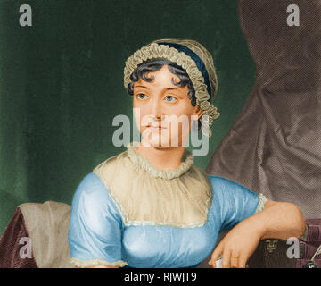 Jane Austen 1775-1817, portrait Stock Photo - Alamy