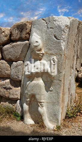 The Kings Gate at The Hittite Capital City of Hattusa, Hattusas Stock ...