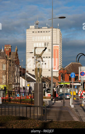 Light of the City sculpture by David Annand in front of entrance to the ...