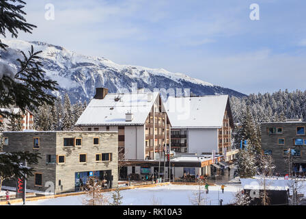 Ski Resort Laax. Switzerland Stock Photo - Alamy