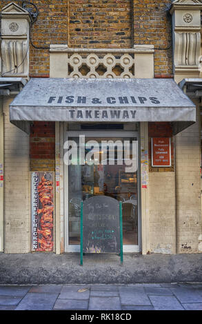 London Fish and Chip Shop - Jack the Chipper in Whitechapel East London ...