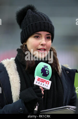ESPN Brasil reporter Natalie Gedra Stock Photo - Alamy