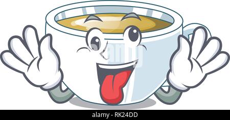 Tongue out ginger tea in a cartoon bottle Stock Vector Image & Art - Alamy