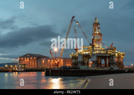 Global Energy at Nigg Energy Park Port of Nigg Highland Scotland UK ...